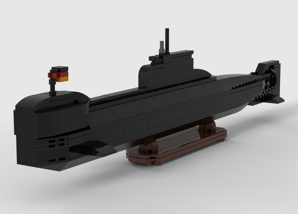 LEGO MOC-264310 Submarine Type 206 A (Improved and updated Version) by ...