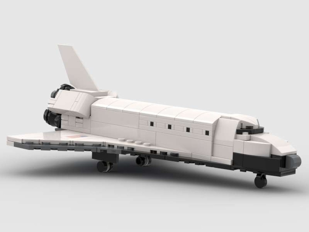 LEGO MOC-264341 Space Shuttle orbiter 1:160 by ej76az | Rebrickable ...