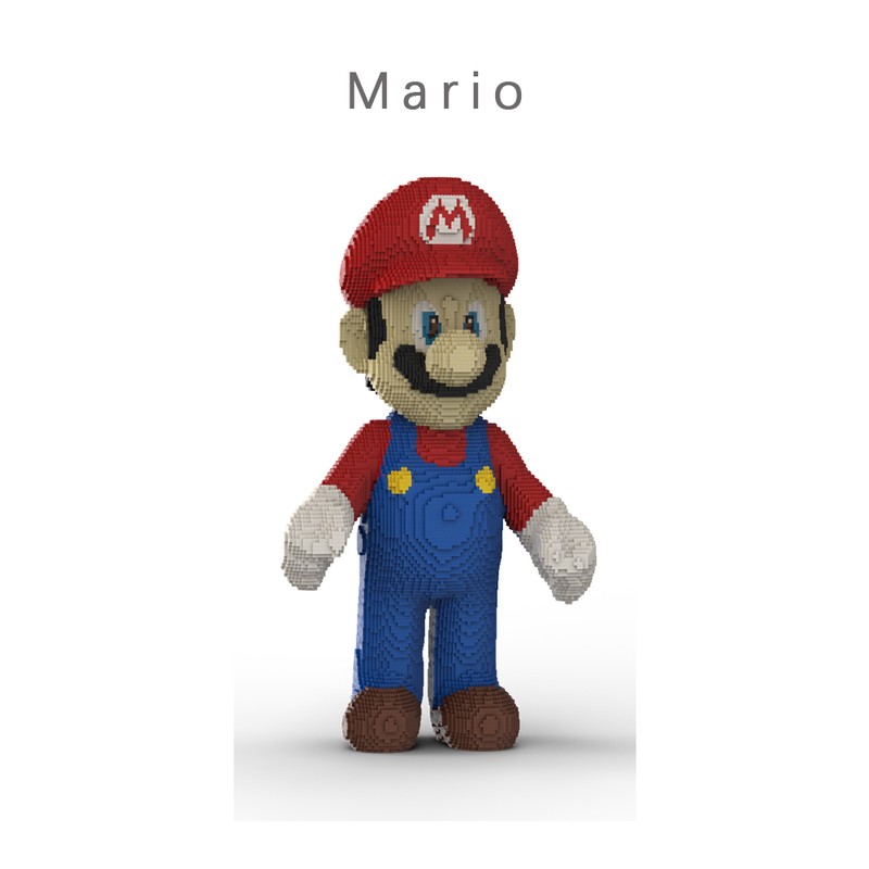 LEGO MOC Mario by xiaowang | Rebrickable - Build with LEGO