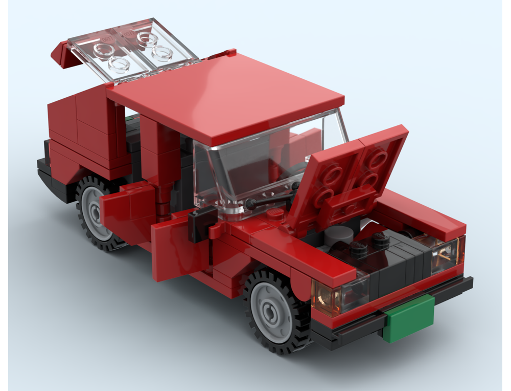 LEGO MOC-264443 Hyundai PONY2 by weredlego | Rebrickable - Build with LEGO