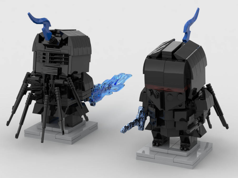 Lego Moc Brickheadz Lancelotberserker By Wxzhrs Rebrickable Build