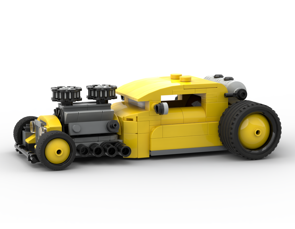 LEGO MOC-264564 1930s Ratrod "Yello Crate" by mf23 | Rebrickable ...