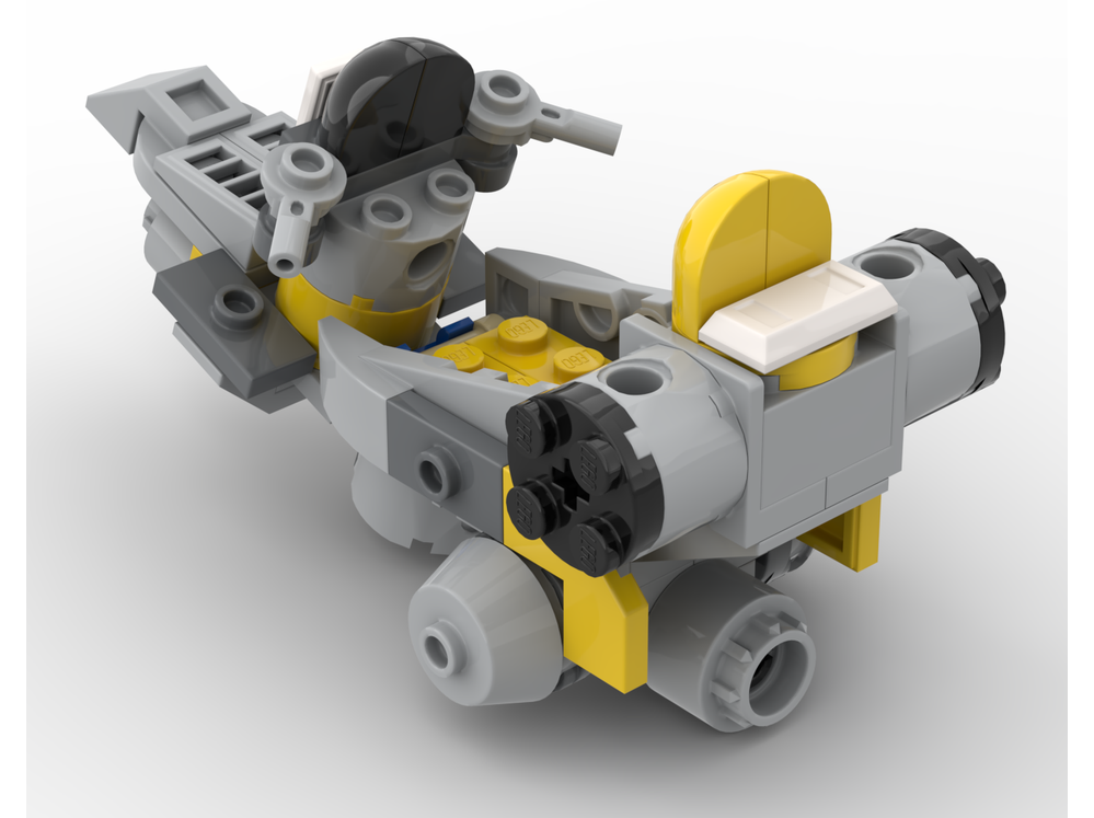 LEGO MOC-264639 Razor Mod Speeder by BrickBrainTV | Rebrickable - Build ...