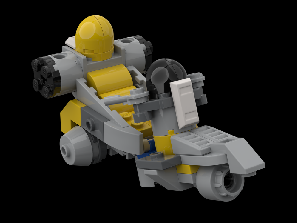 LEGO MOC-264639 Razor Mod Speeder by BrickBrainTV | Rebrickable - Build ...