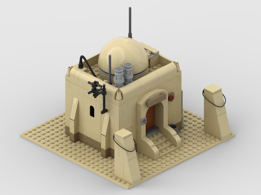 LEGO MOC Tatooine Single House Building; TAT01 by azzer86 | Rebrickable ...