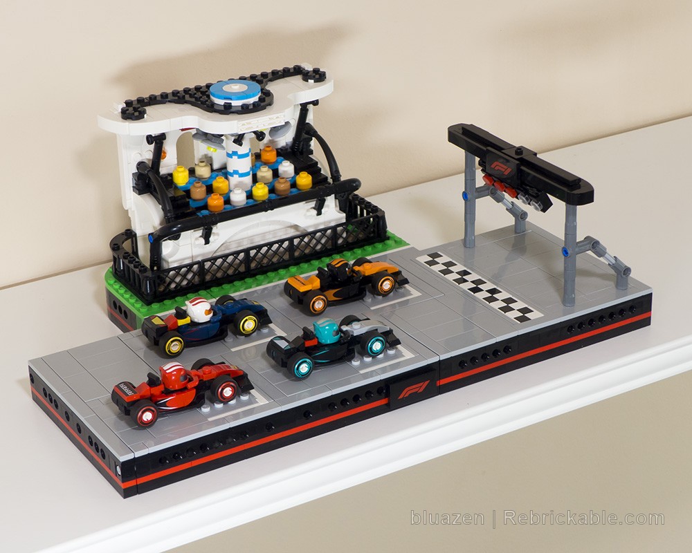 LEGO MOC-264757 Formula 1 Cars Modular Display Stand for CMF 71049 by ...
