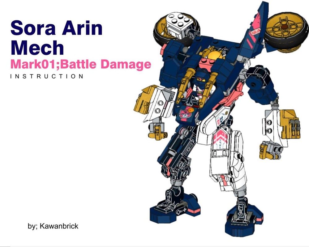 LEGO MOC-264772 Sora Arin (SA Mark.01) Mech by Kawanbrick | Rebrickable ...