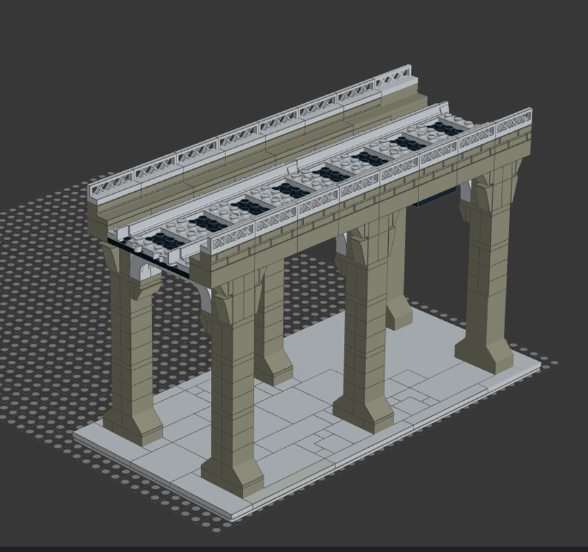 LEGO MOC-264807 Elevated Train Tracks by Dubzebub | Rebrickable - Build ...