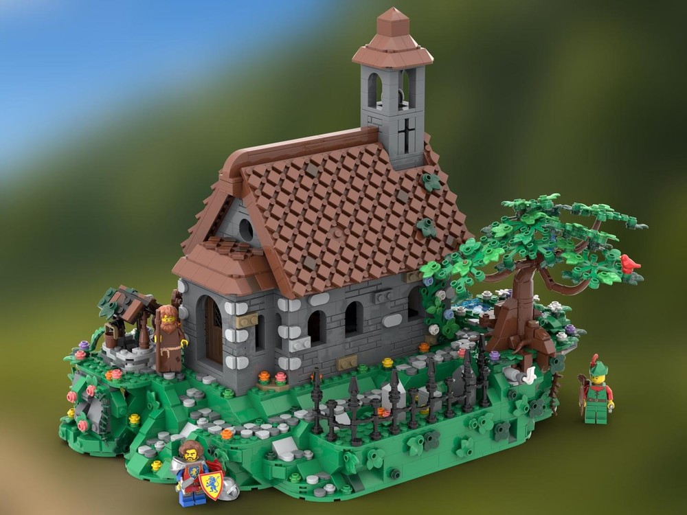 LEGO MOC-264854 Medieval Forest Chapel and Environs by Zaerik ...
