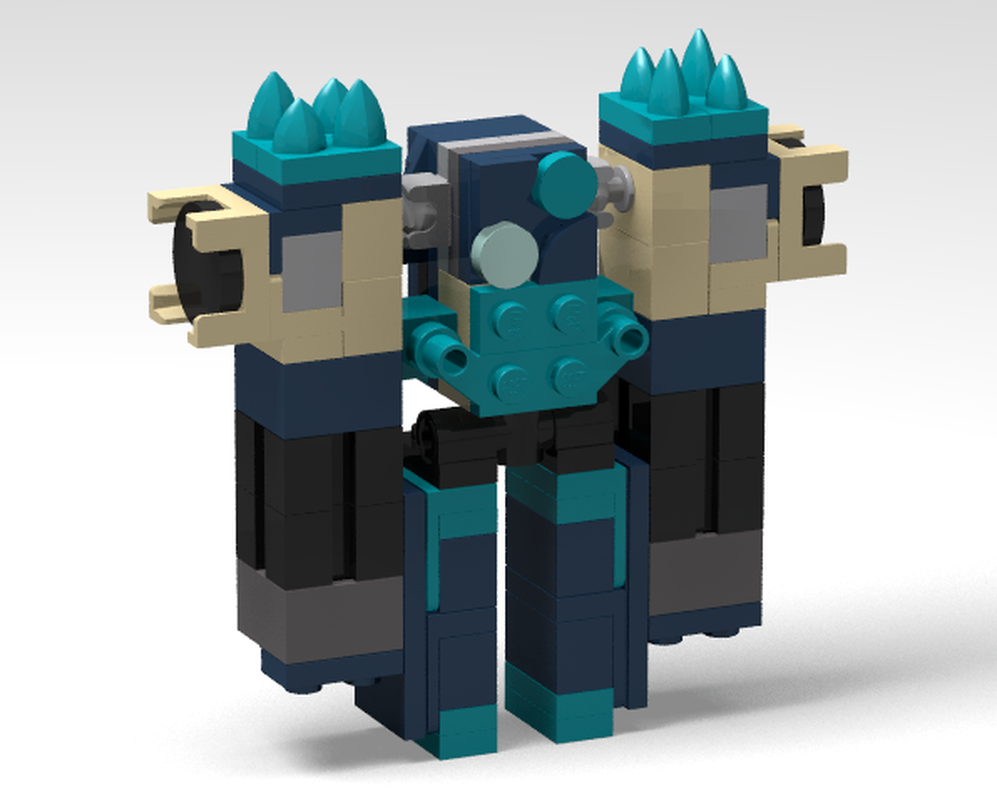 LEGO MOC-264967 warden robot by ThatBricksGuy | Rebrickable - Build ...