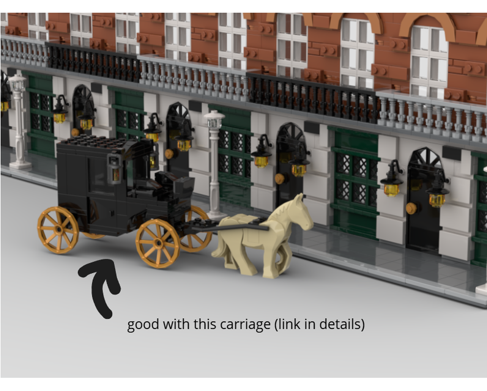 LEGO MOC-265115 221b Baker street (accurate) by Vinceslav | Rebrickable ...