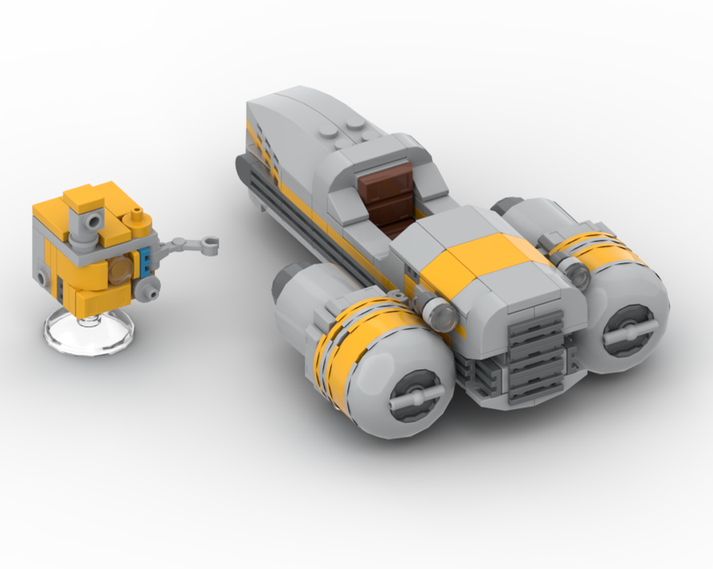 LEGO MOC-265161 Vectron Phantom Mount Speeder Bike + BX-RC probe droid ...