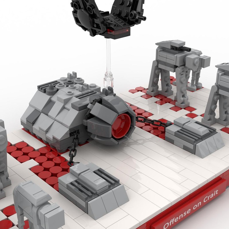 LEGO MOC Star Wars - Offense on Crait by kris_bricks | Rebrickable ...