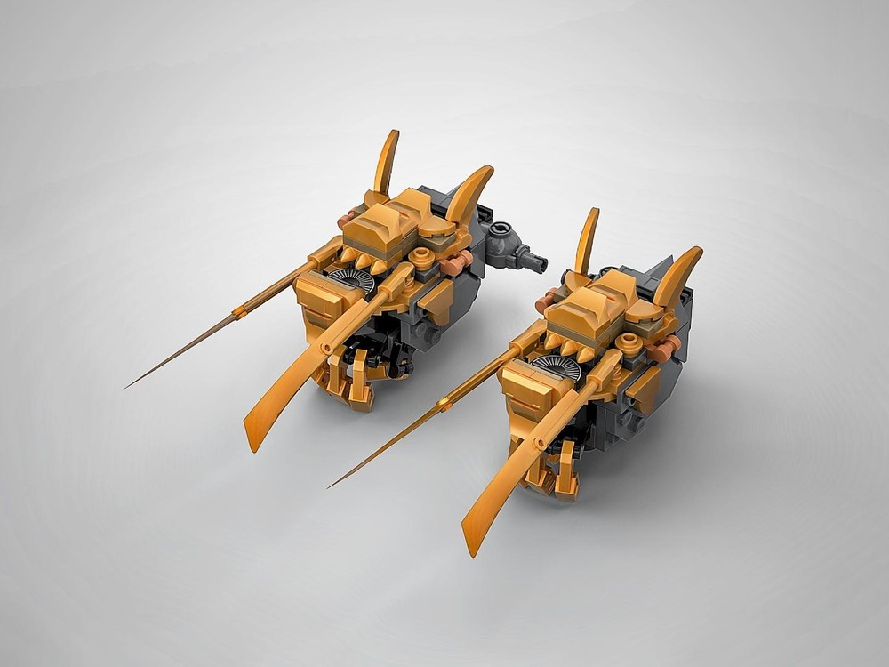 LEGO MOC-265237 Oni-faced Gauntlets by SparrowLegs | Rebrickable ...