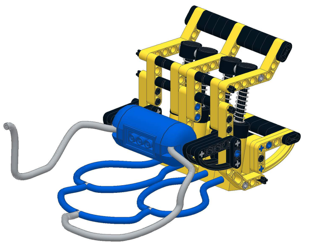 LEGO MOC Simple Pneumatic Hand Pump by Nico71 | Rebrickable - Build ...