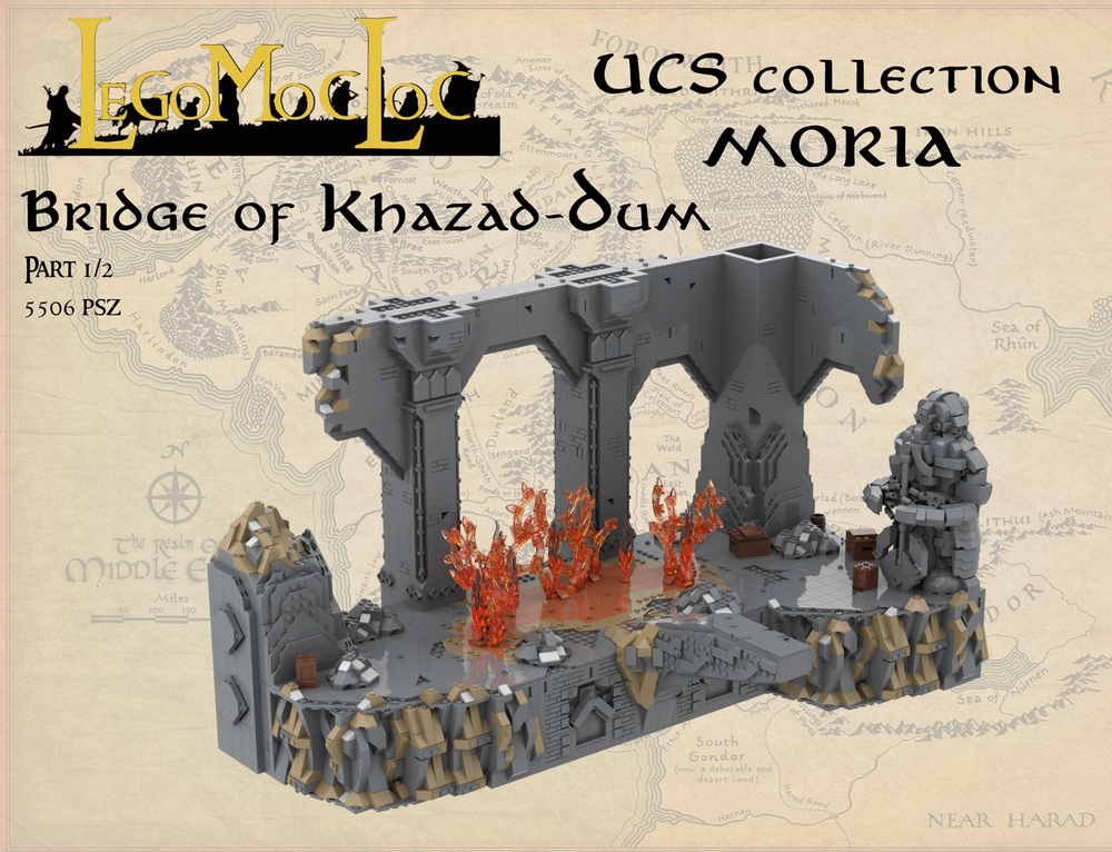 LEGO MOC-265290 UCS Moria - Bridge of Khazad-Dum - part 1/2 by ...