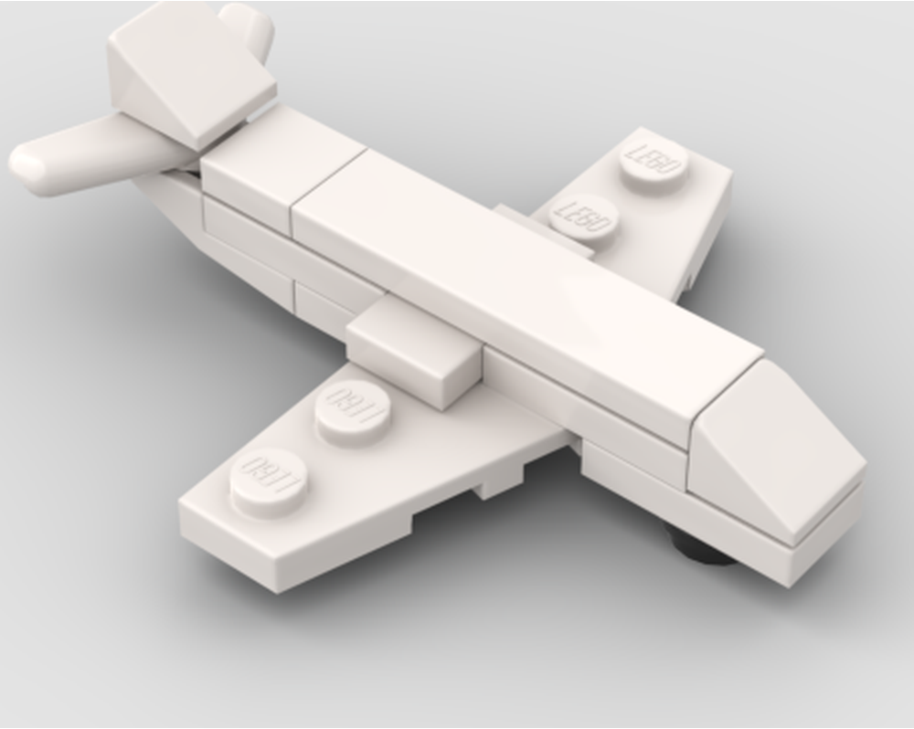 LEGO MOC-265424 Mini Airplane by ethanunboxed | Rebrickable - Build ...