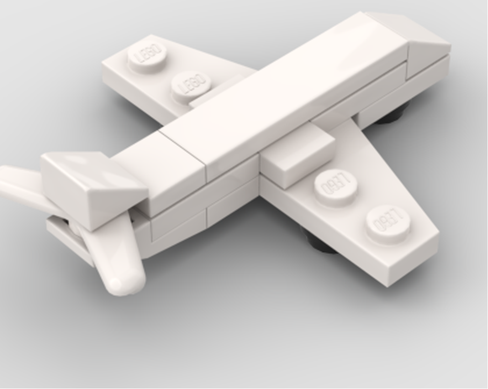 LEGO MOC-265424 Mini Airplane by ethanunboxed | Rebrickable - Build ...