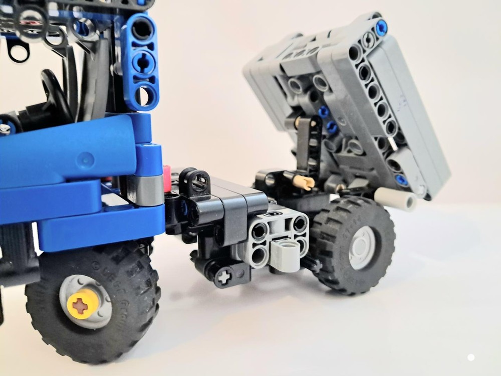 LEGO MOC-265650 blue tipper truck by machuluk | Rebrickable - Build ...