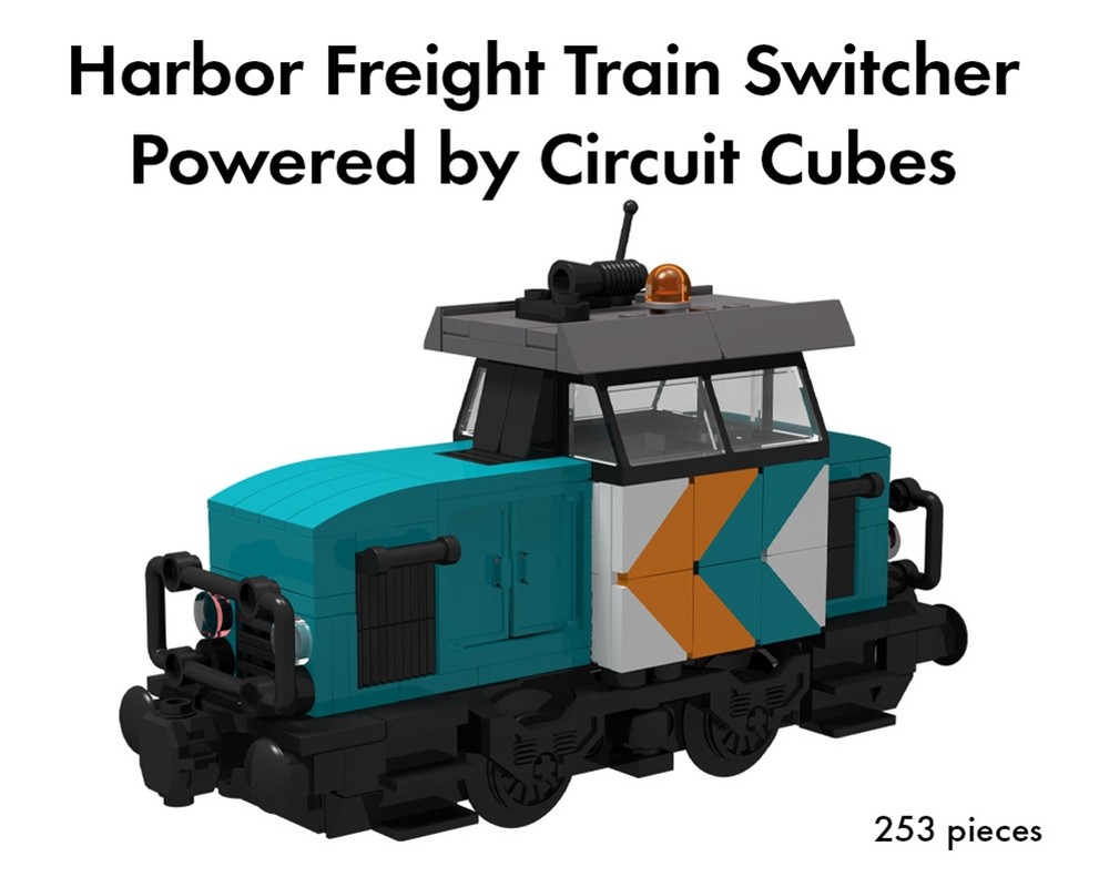 LEGO MOC-265845 60509 Harbor Freight Train powered by Circuit Cubes by ...