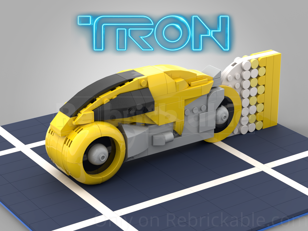 LEGO MOC-265895 TRON Lightcycle (1982) Update by abracada_brick ...