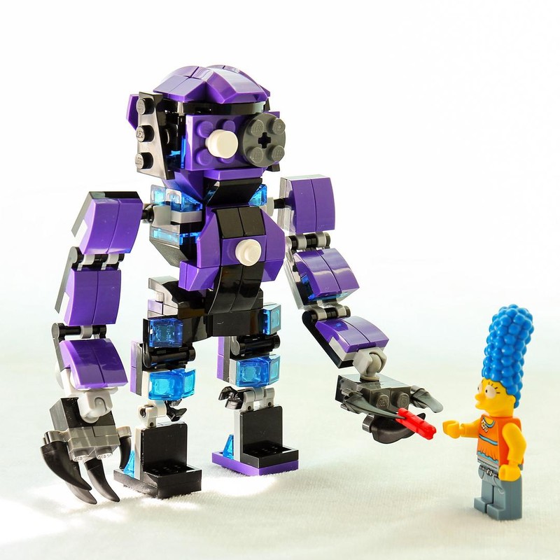 Lego Moc Robot By Dvdliu Rebrickable Build With Lego