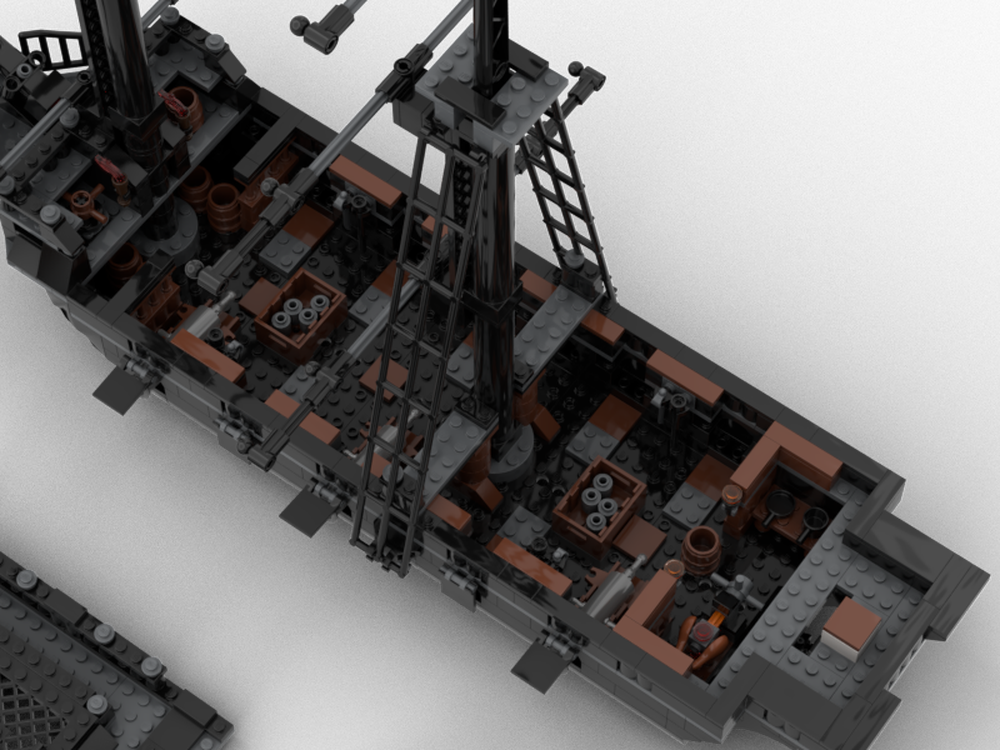 LEGO MOC Black Pearl MOC : 1 set of 4184 + around 420 additinal bricks ...
