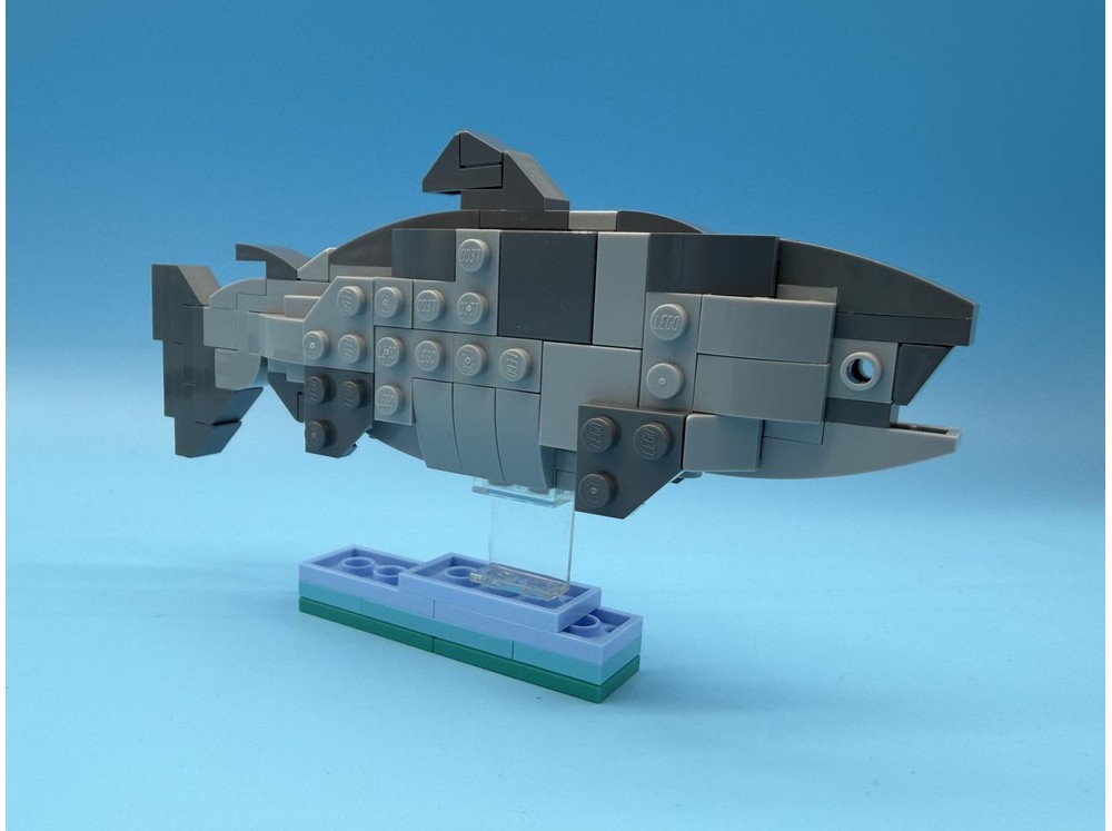 LEGO MOC-266097 Trout Fish Model by legoartist808 | Rebrickable - Build ...