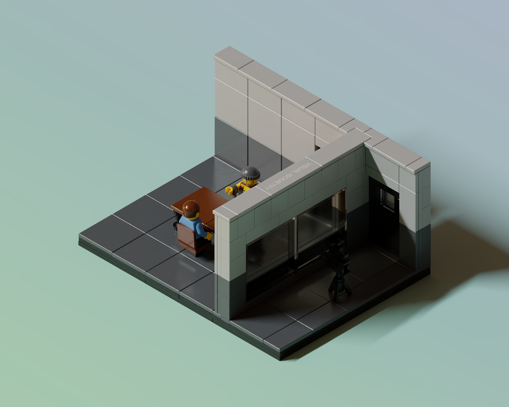 LEGO MOC-266110 Interrogation Room by visualisometry | Rebrickable ...