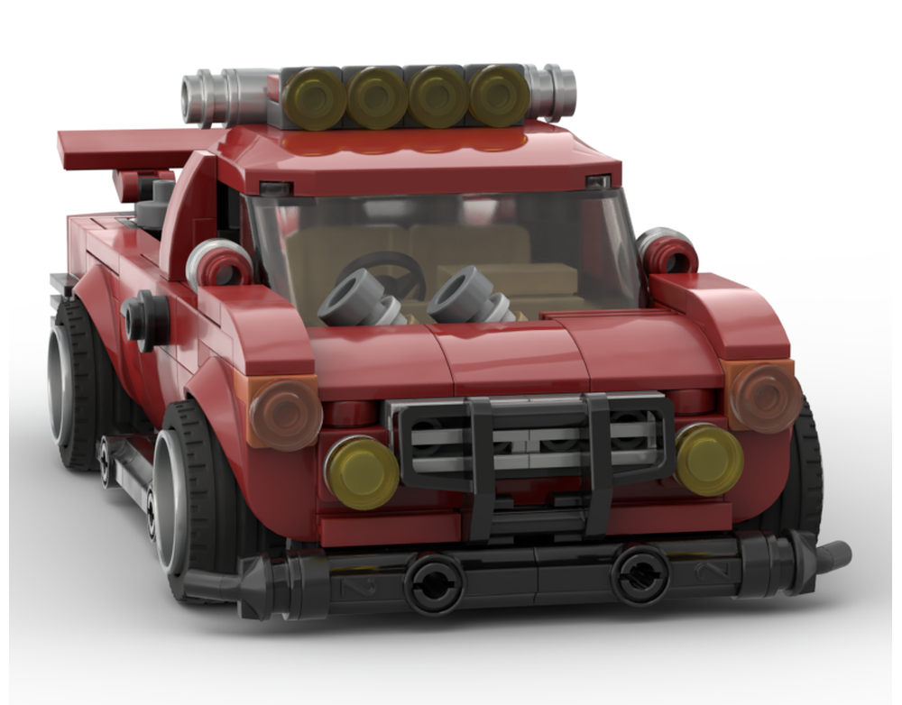 LEGO MOC-266189 1970s JDM V8 Truck "Backfire" by mf23 | Rebrickable ...