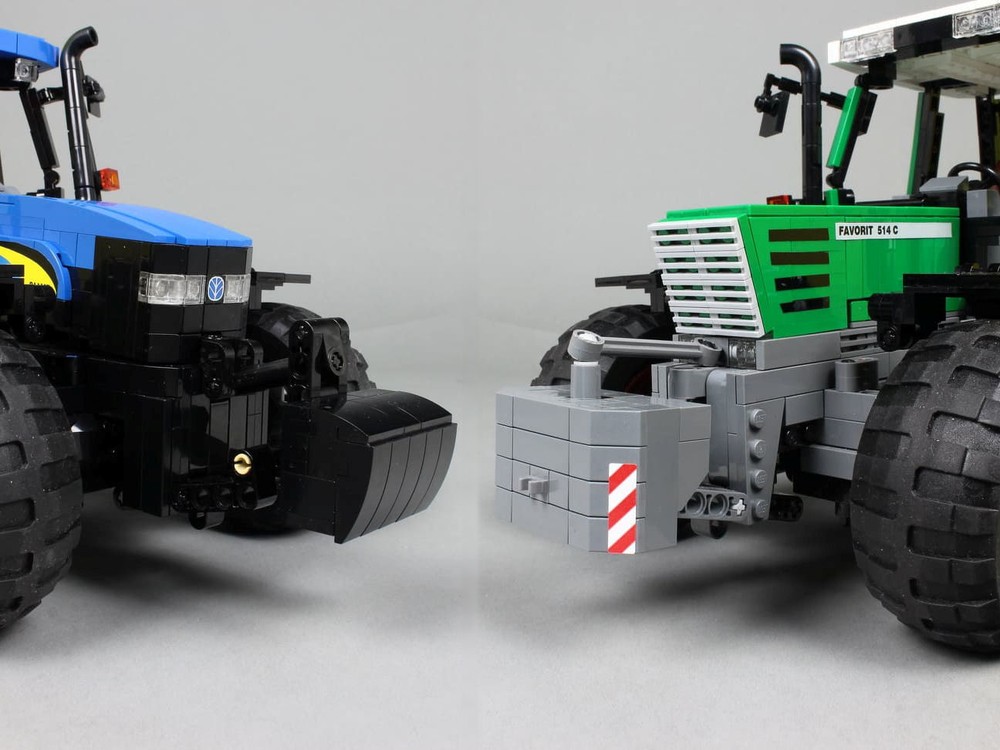 LEGO MOC Tractor Front Weights by M_longer | Rebrickable - Build with LEGO