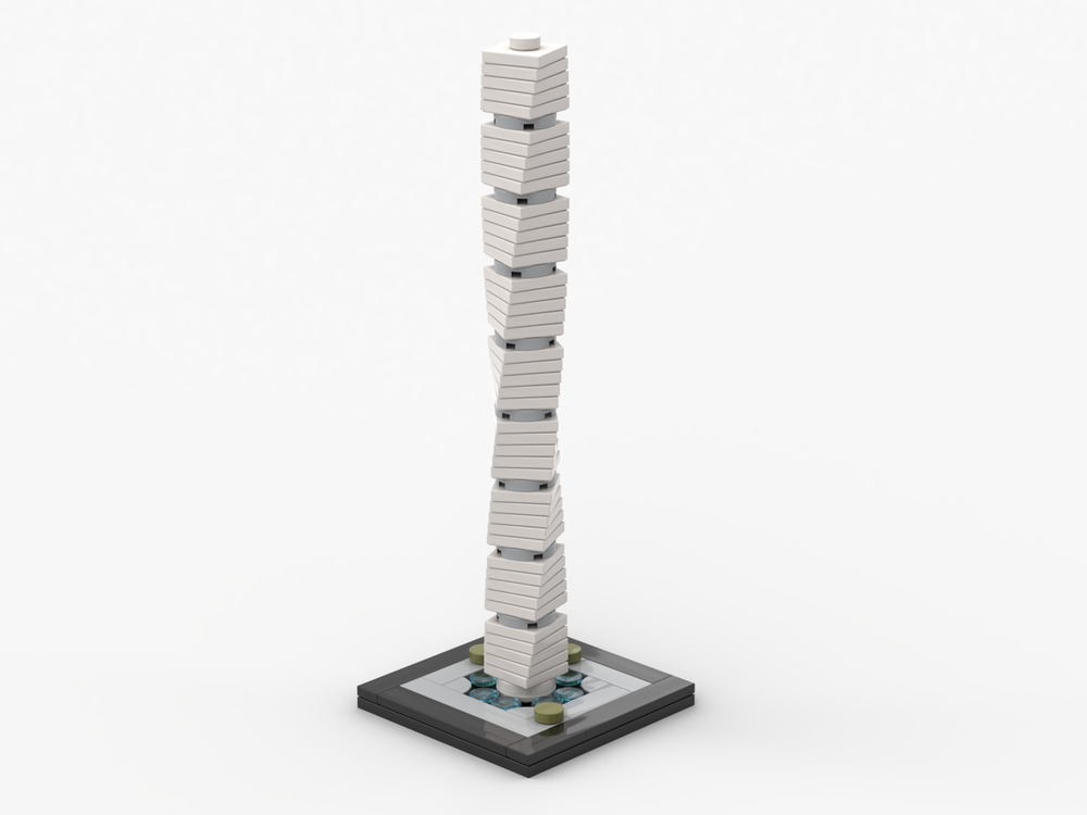 LEGO MOC Turning Torso by denjohan | Rebrickable - Build with LEGO