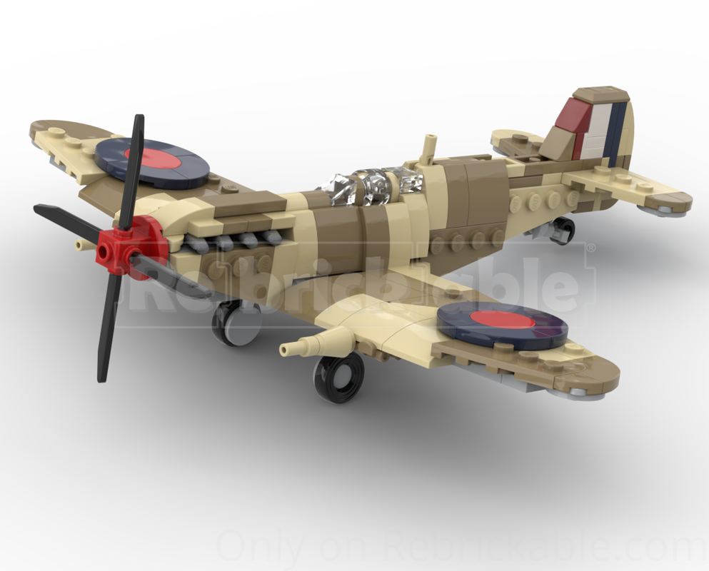 LEGO MOC-266304 Spitfire Desert camo by bricktingsmon | Rebrickable ...