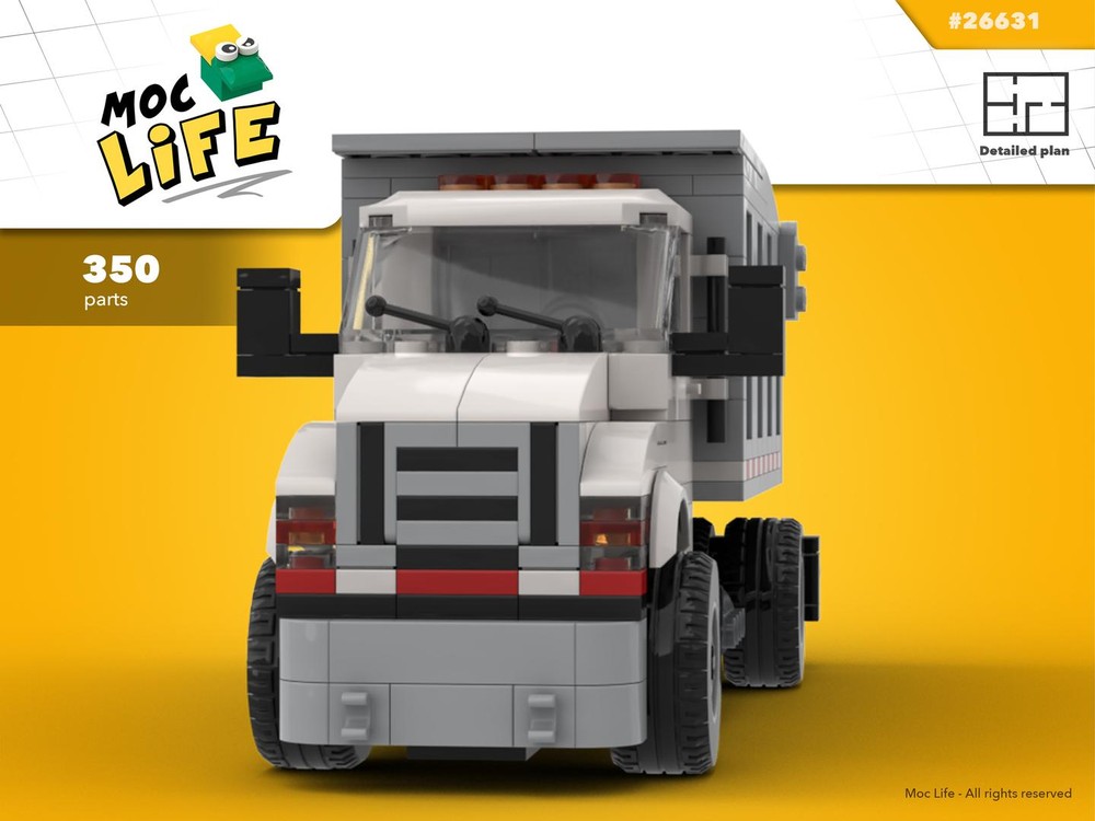 Lego Moc Ford F 650 Dumper By Moclife Rebrickable Build With Lego