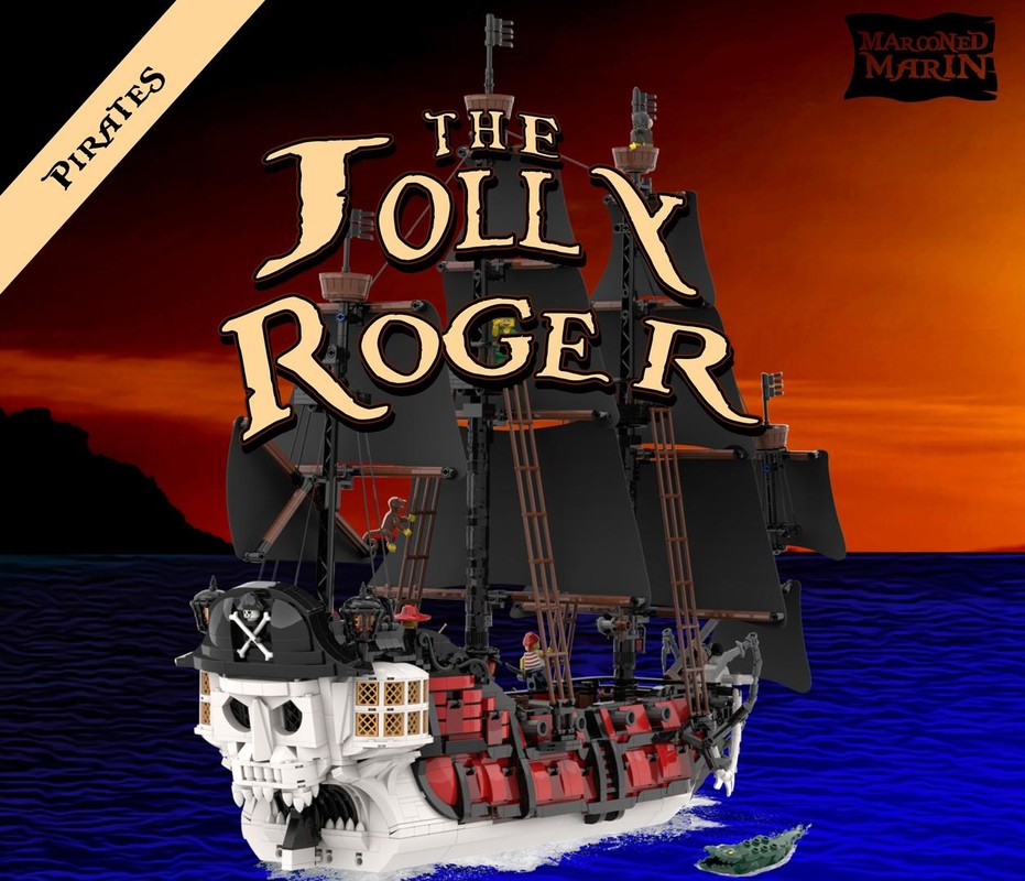LEGO MOC-266390 The JOLLY ROGER by Marooned_Marin | Rebrickable - Build ...