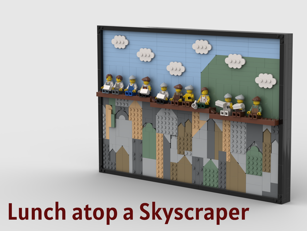 LEGO MOC-266416 Lunch atop a Skyscraper by DeinModell | Rebrickable ...