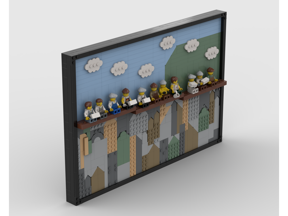 LEGO MOC-266416 Lunch atop a Skyscraper by DeinModell | Rebrickable ...