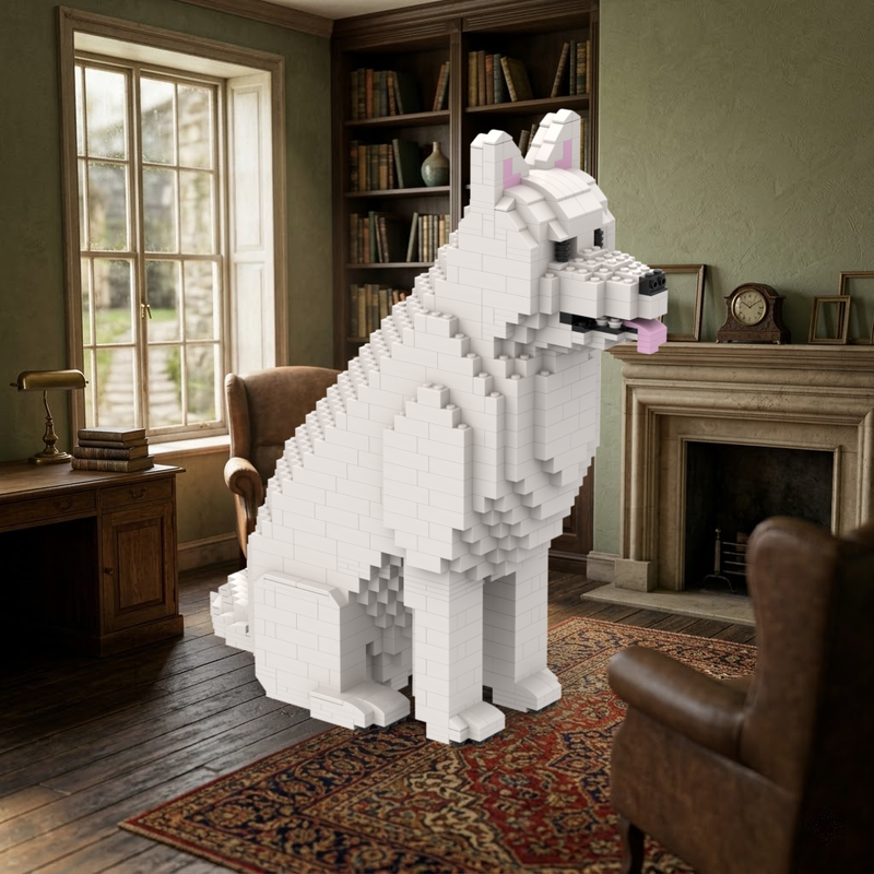 LEGO MOC-266436 White Samoyed by legobičas | Rebrickable - Build with LEGO