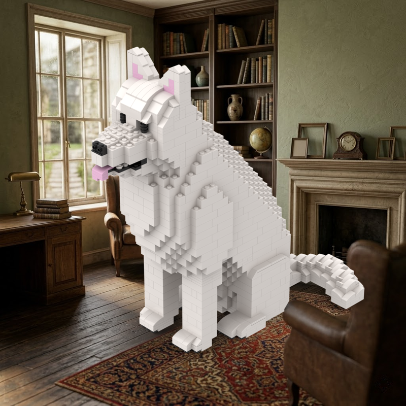 LEGO MOC-266436 White Samoyed by legobičas | Rebrickable - Build with LEGO