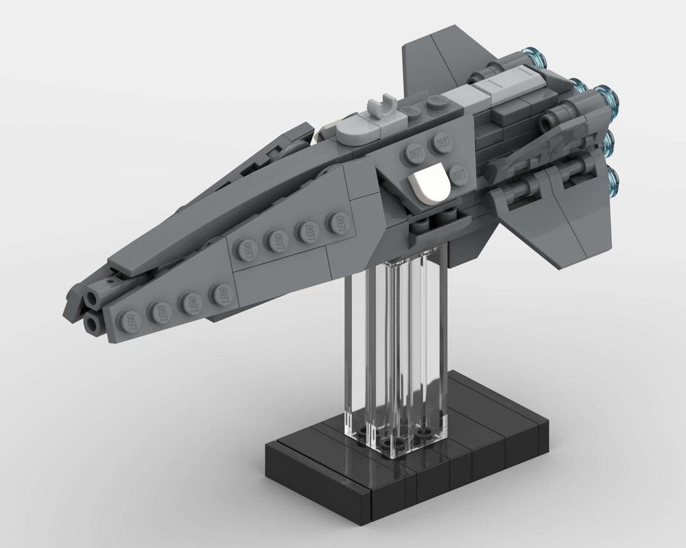 LEGO MOC-266550 UNSC Halberd-class destroyer by Mechael | Rebrickable ...