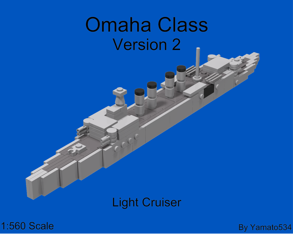 LEGO MOC-266608 1:560 Scale USN Light Cruisers Version 2(Part 1) by ...