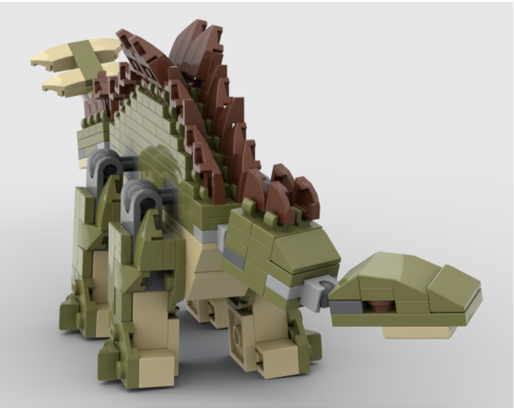 LEGO MOC-266656 Stegosaurus by ethanunboxed | Rebrickable - Build with LEGO
