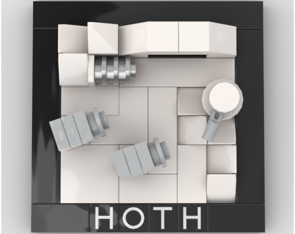 LEGO MOC-266657 Mini Hoth by ethanunboxed | Rebrickable - Build with LEGO