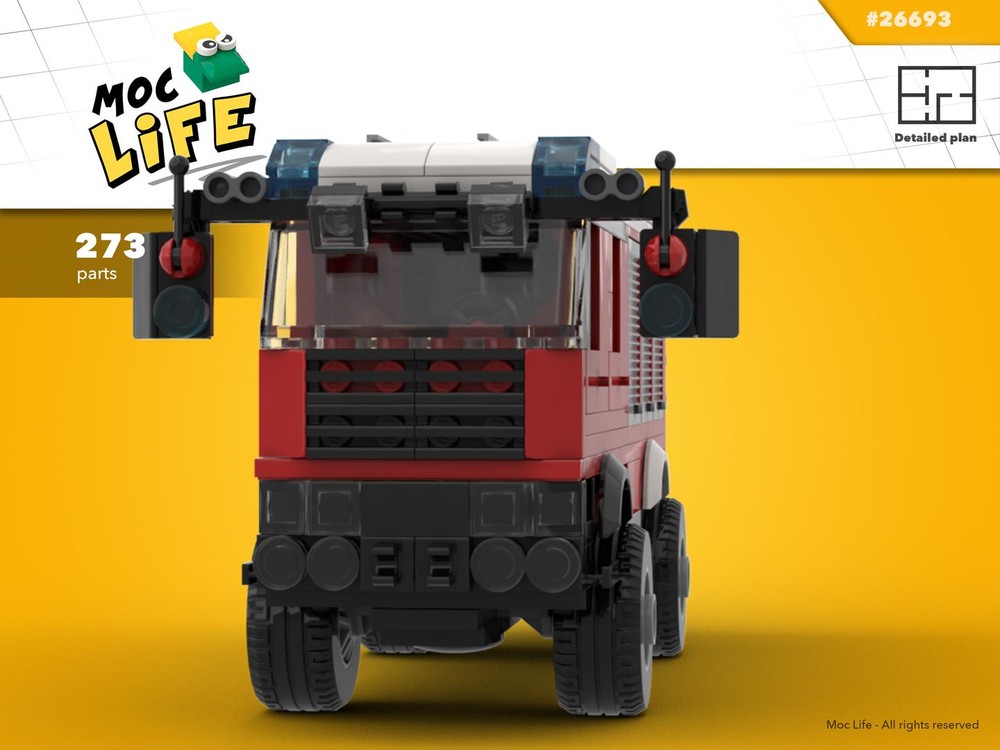 LEGO MOC MAN Pumper Berlin Feuerwehr by MocLife | Rebrickable - Build ...