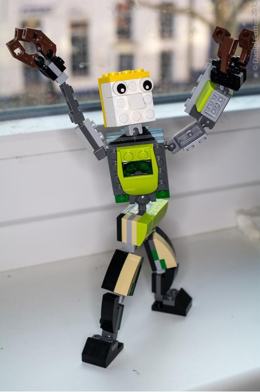 Lego Moc Mixel Based Humanoid Figure By Dcutter Rebrickable Build