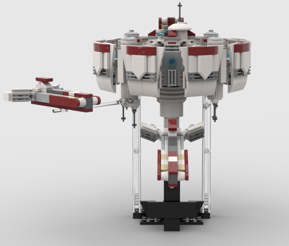 LEGO MOC-267004 Clone Wars Haven-class medical station and Pelta-class ...