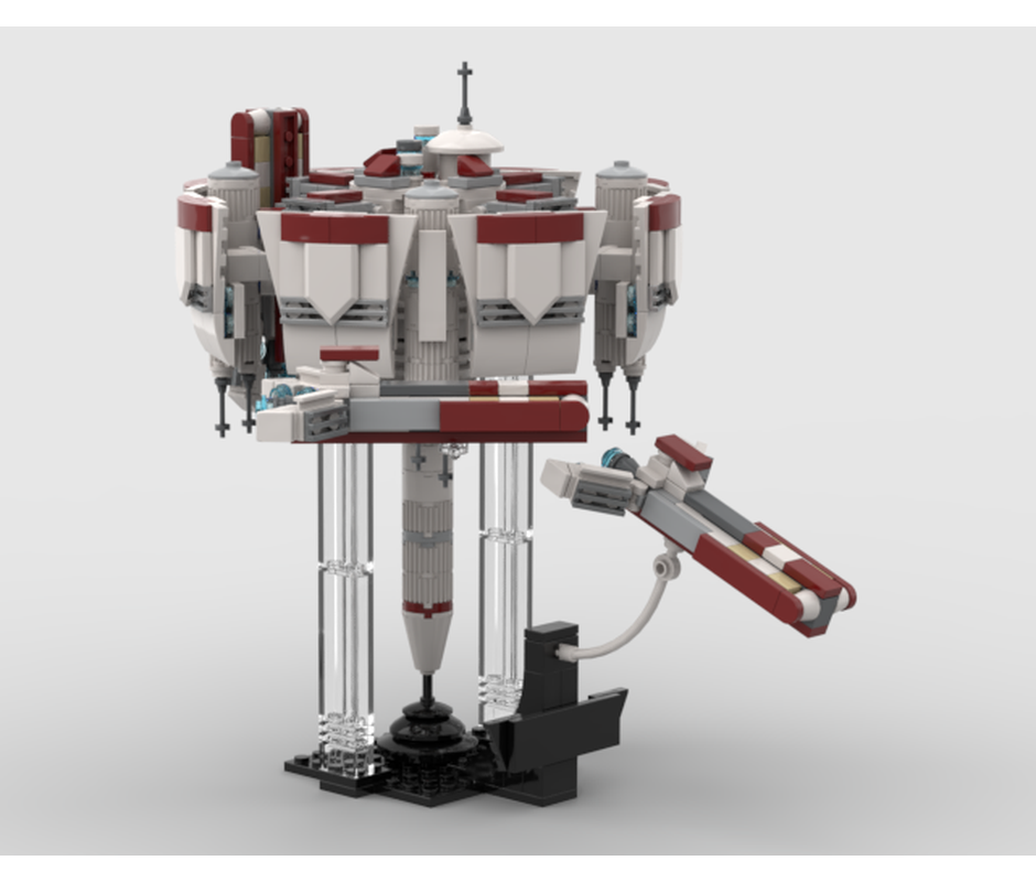 LEGO MOC-267004 Clone Wars Haven-class medical station and Pelta-class ...