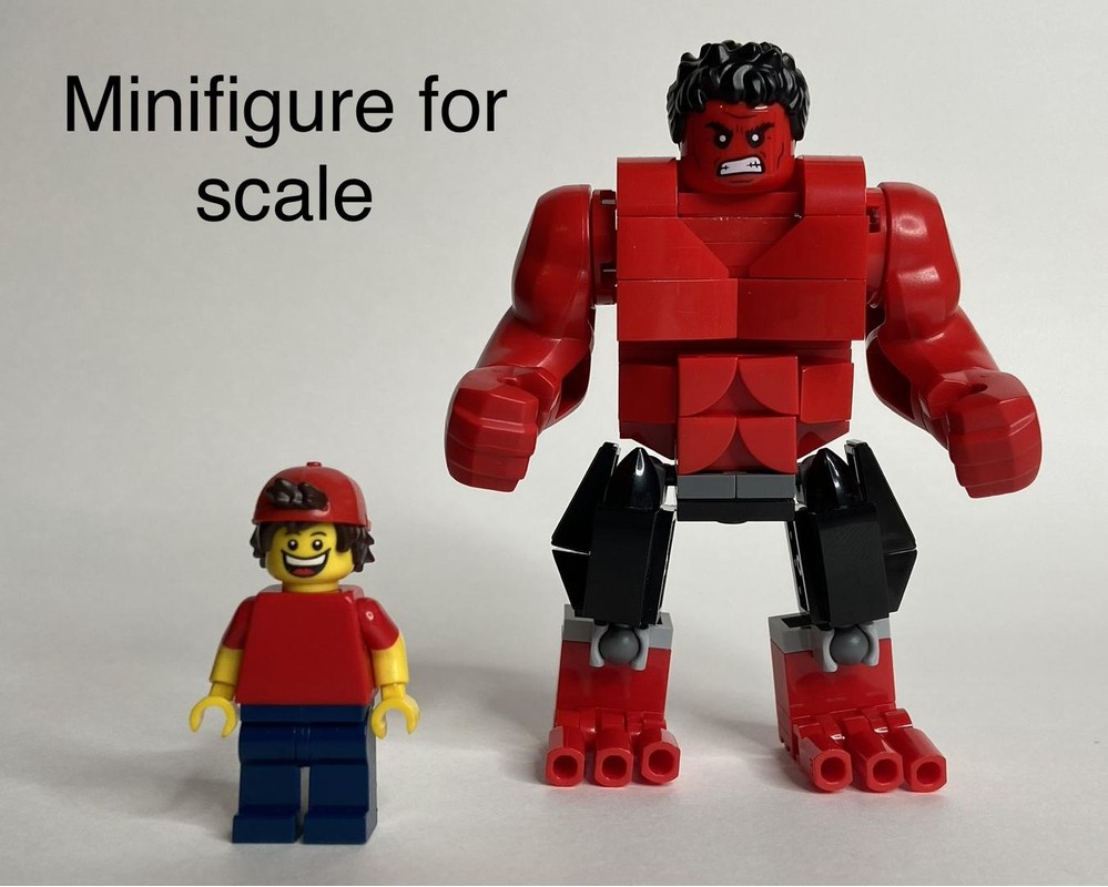 LEGO MOC-267037 Big Red Superhero Monster MOC (Can't use copyright name ...