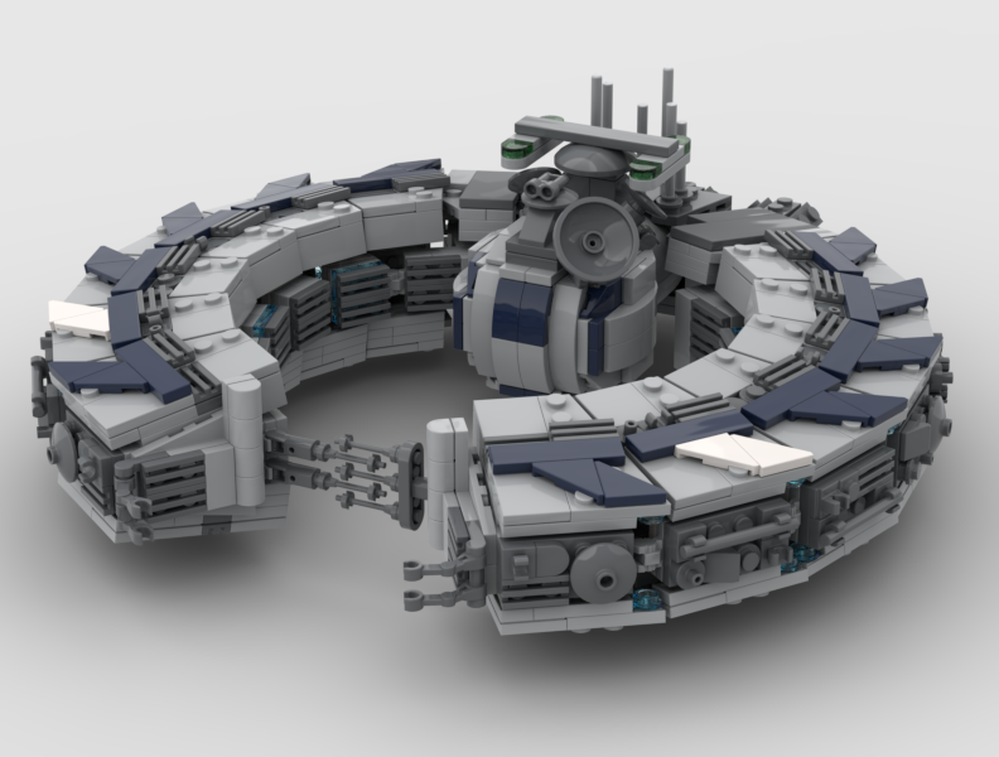LEGO MOC-267425 Lucrehulk-class battleship and Delta-7 Aethersprite ...