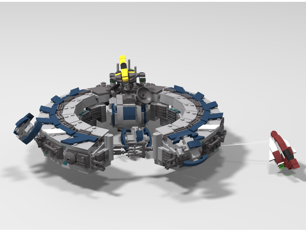 LEGO MOC-267425 Lucrehulk-class battleship and Delta-7 Aethersprite ...
